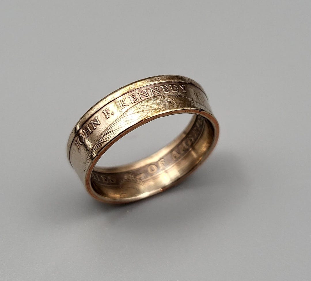 John F Kennedy JFK Presidential One Dollar Coin Rings - Etsy