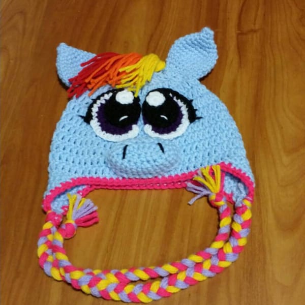 My Little Pony Hat - Etsy