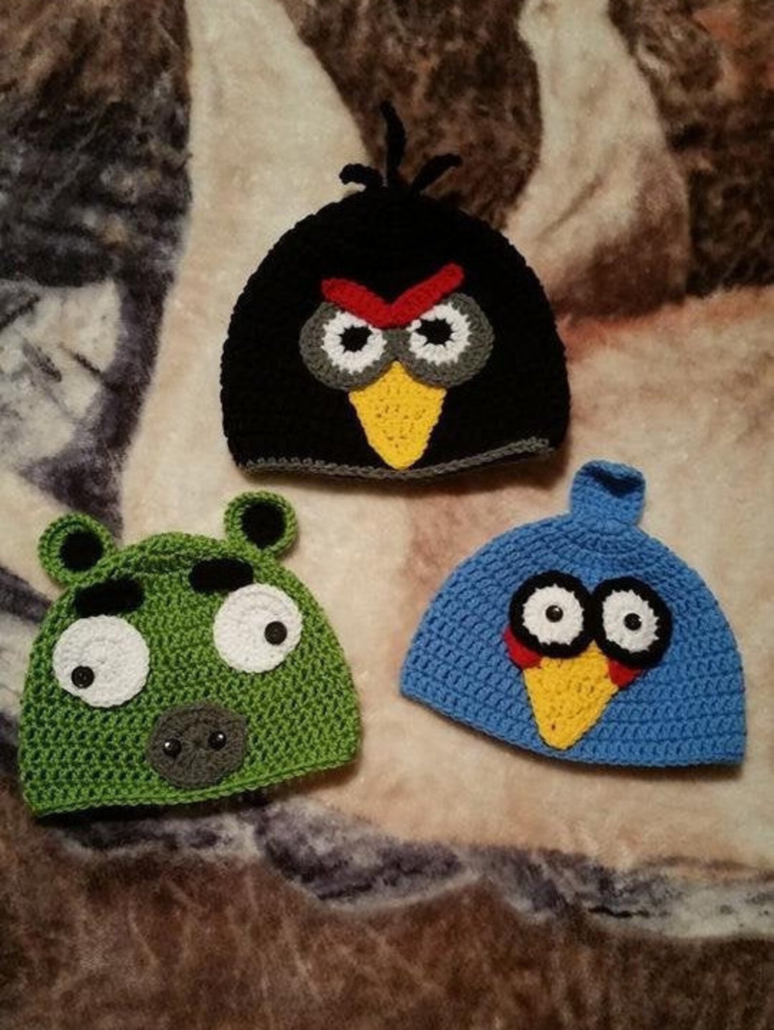 Angry Bird Inspired Hats - Etsy
