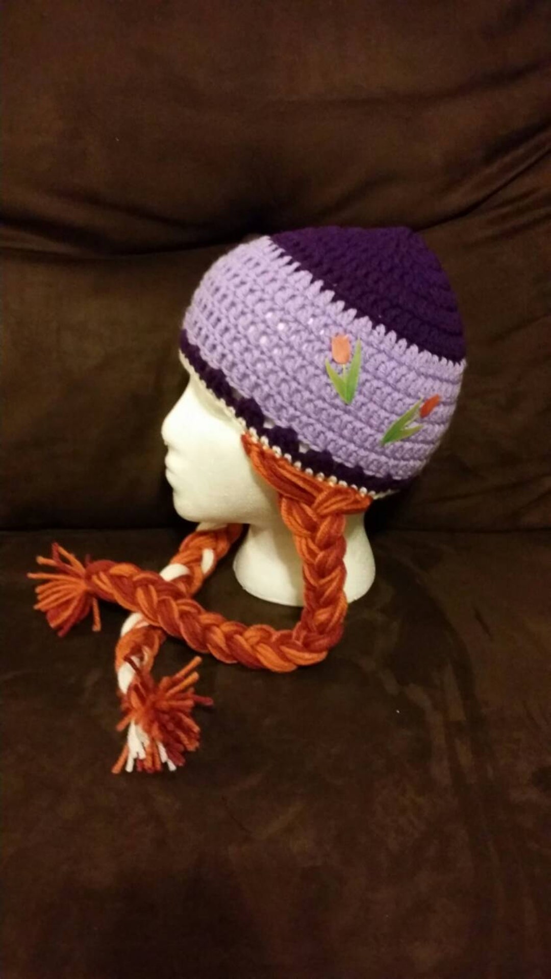 Frozen Anna Hat - Etsy