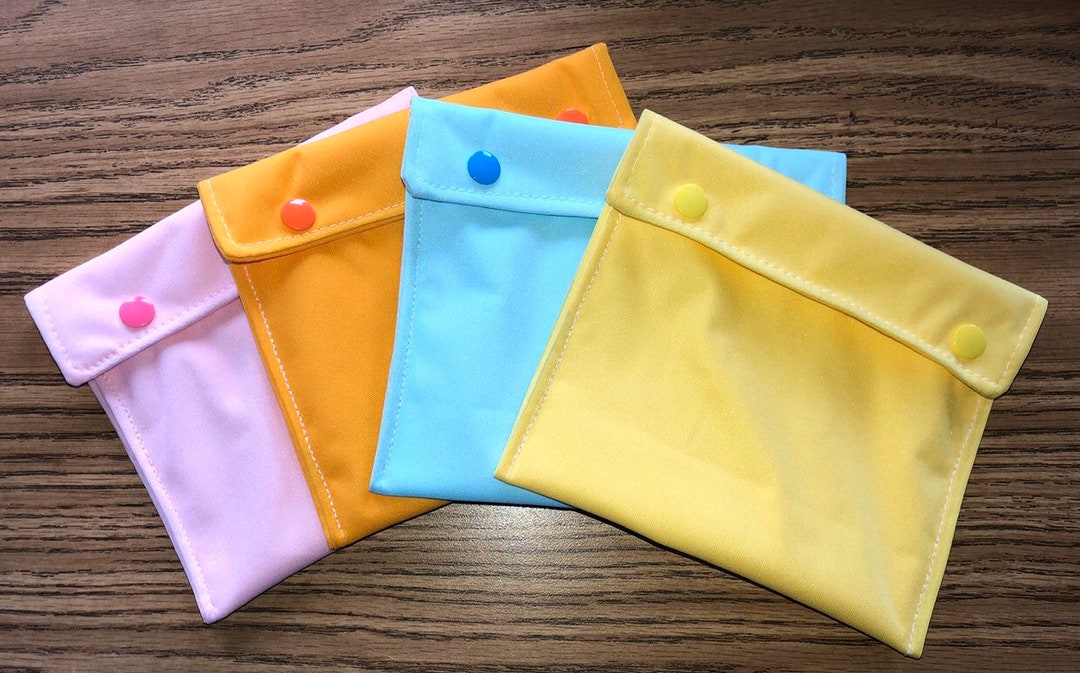 Reusable Washable Snack Baggie All Sizes - Etsy