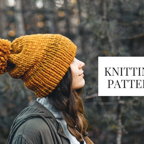 KNITTING PATTERN: Forever October Slouch - Etsy