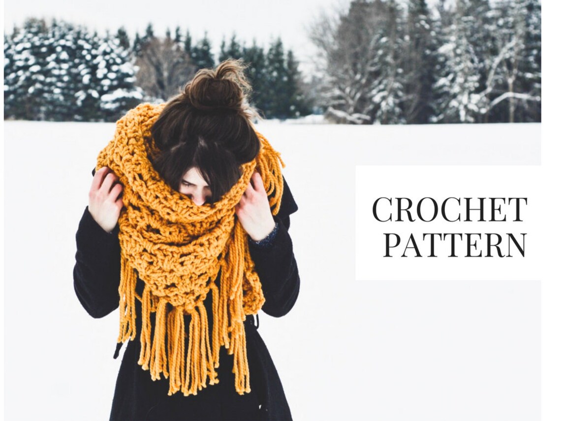 CROCHET PATTERN: Spruce Grove Wrap | Etsy