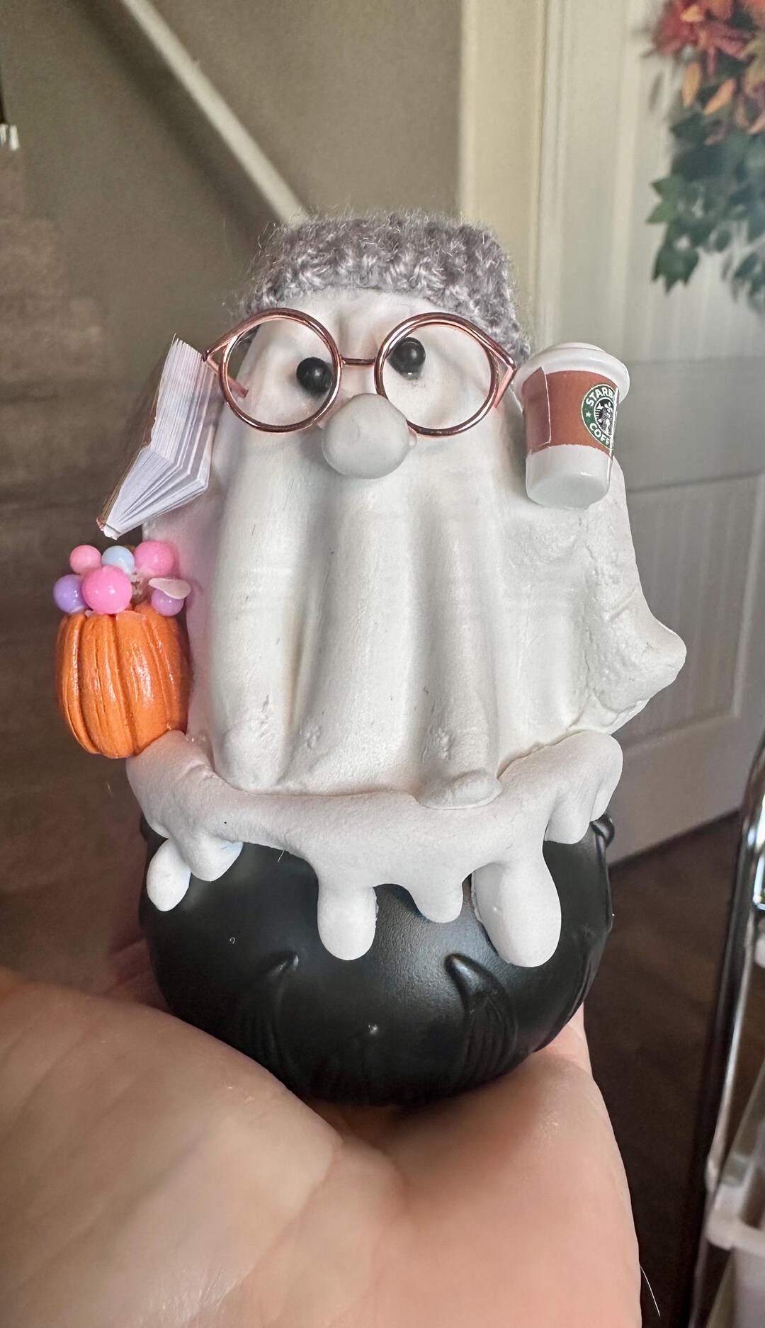 Clay Buddy Book Worm Ghost - Etsy