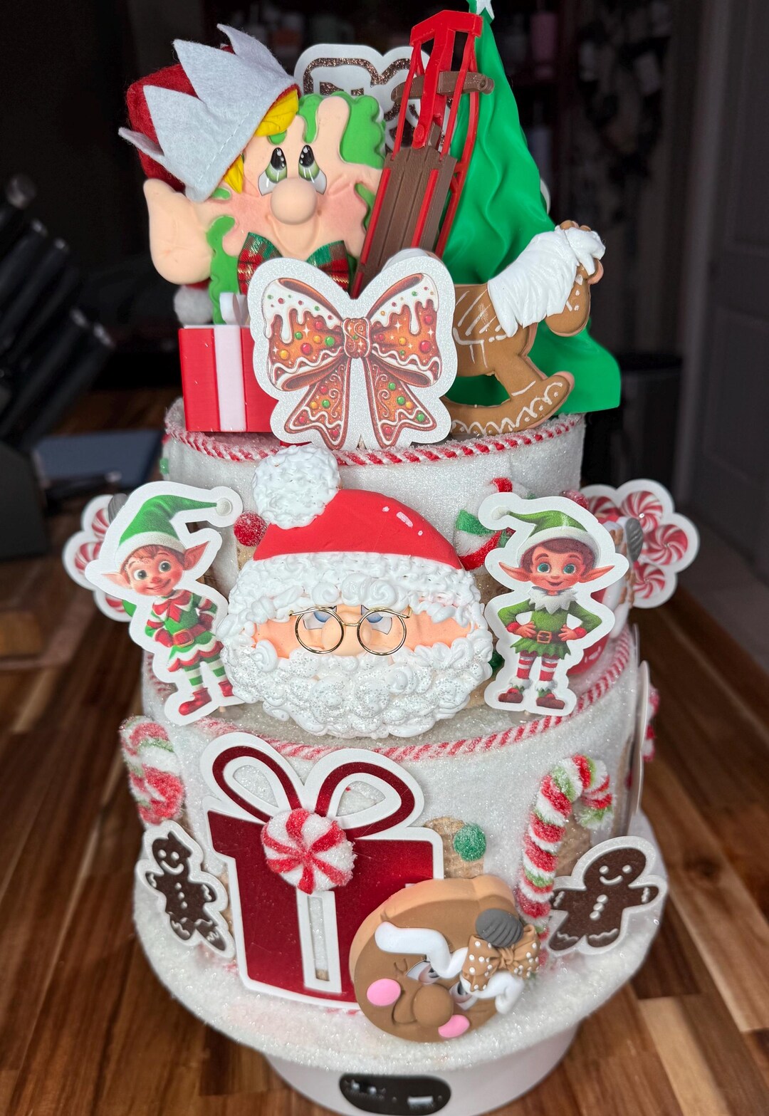 Christmas North Pole Cake Decor - Etsy