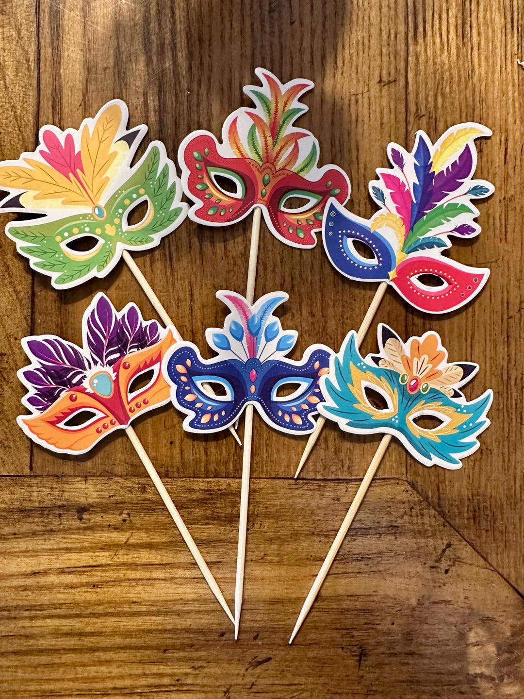 Mardi Gras Mini Clay Buddy Masks - Etsy