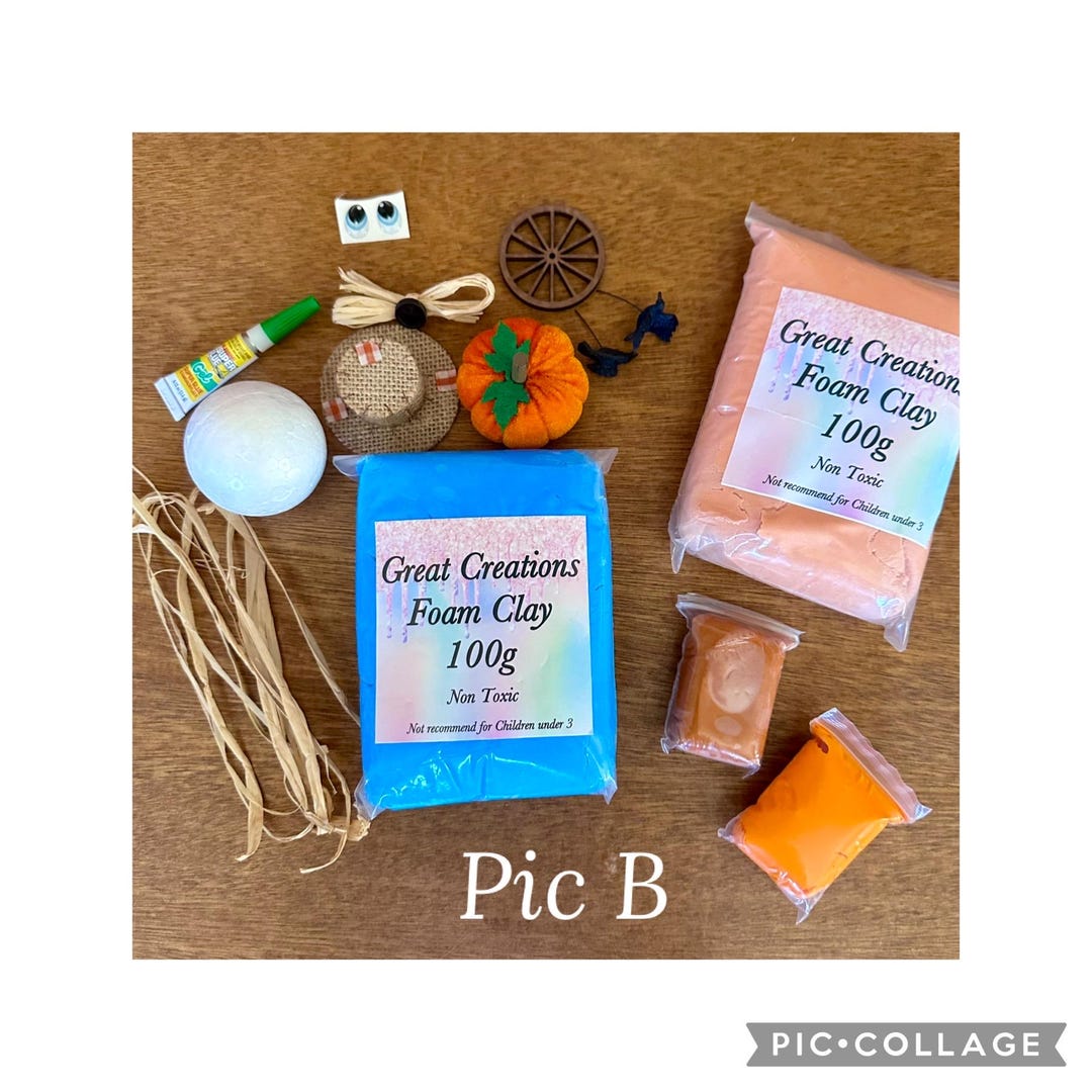 Scarecrow Clay Buddy Kit PIC B - Etsy