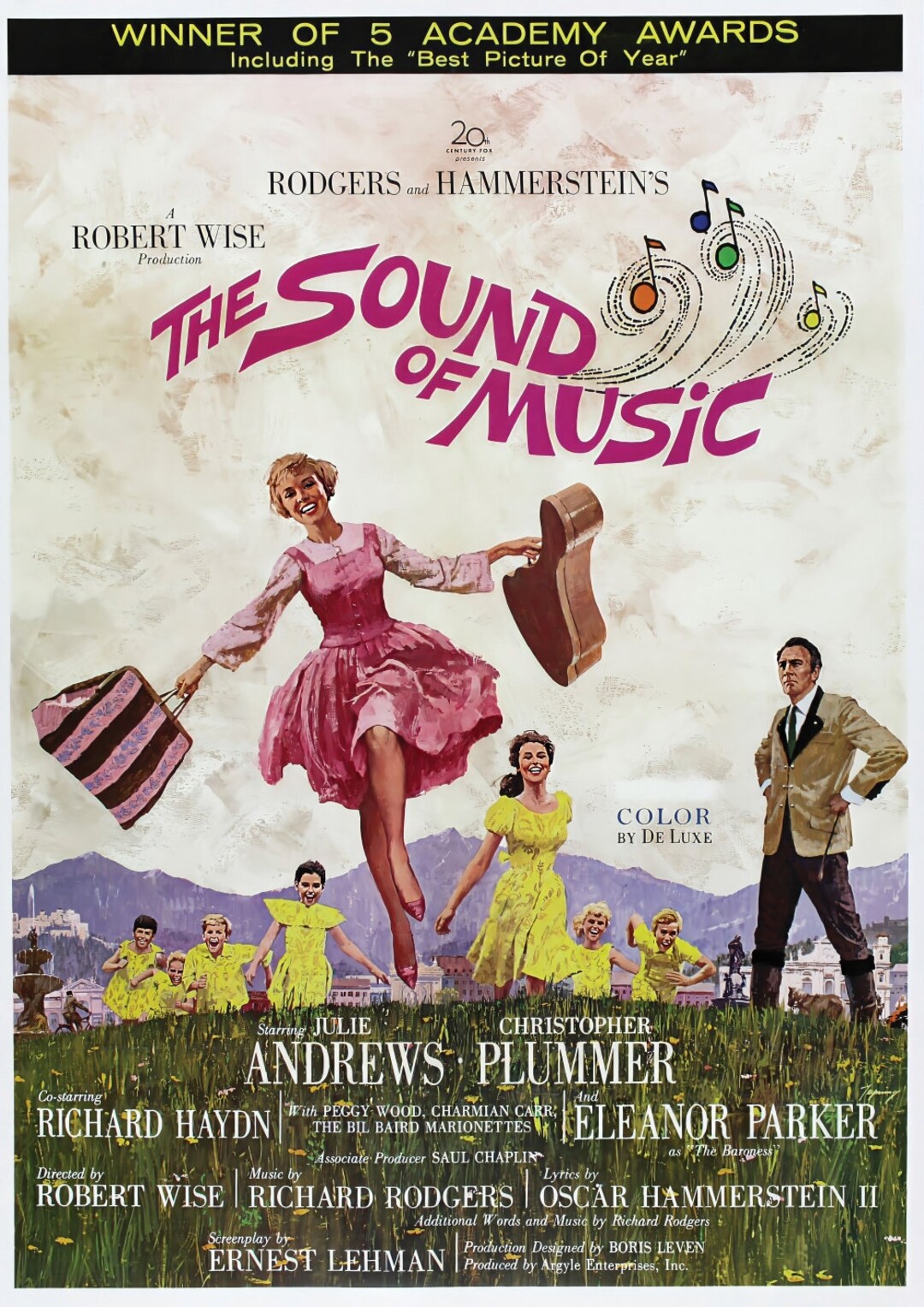 The SOUND OF MUSIC Movie Poster Movie Print Film Unframed - Etsy