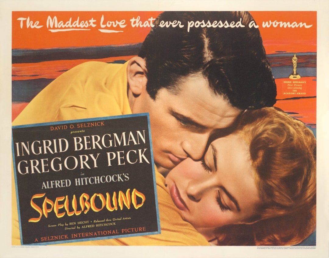 Spellbound 1945 Movie Print Film POSTER Unframed - Etsy