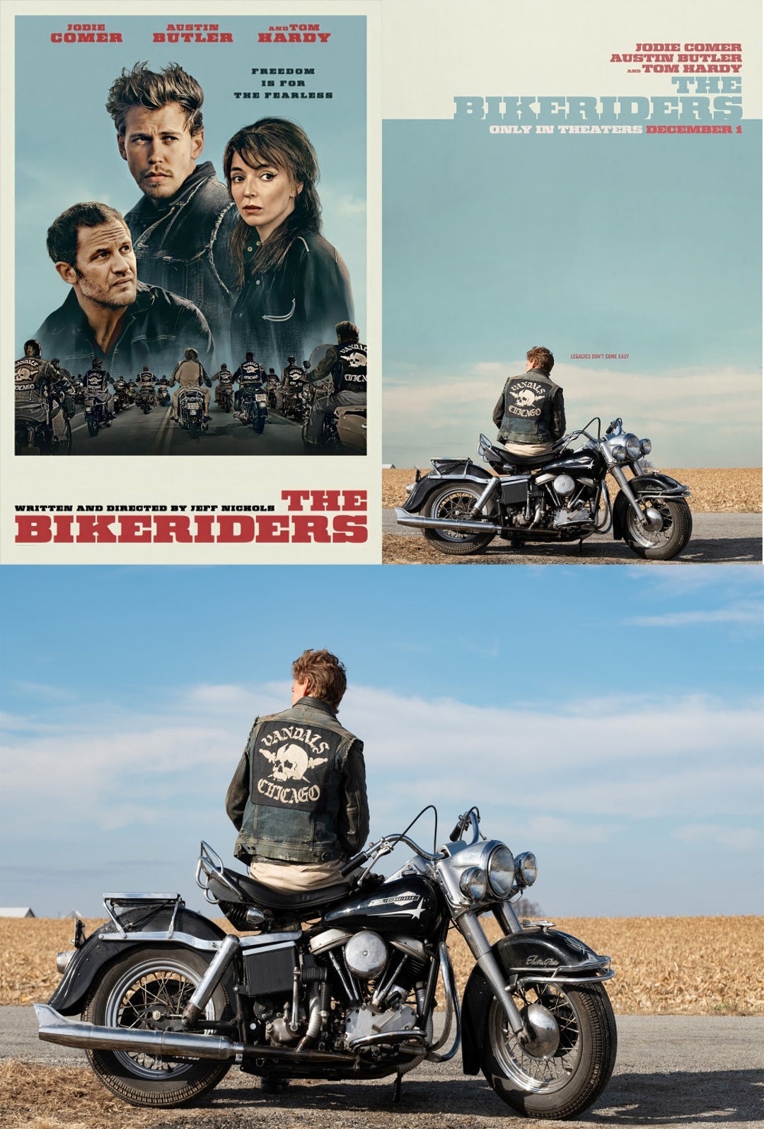 THE BIKERIDERS Movie Print Film POSTER Unframed - Etsy