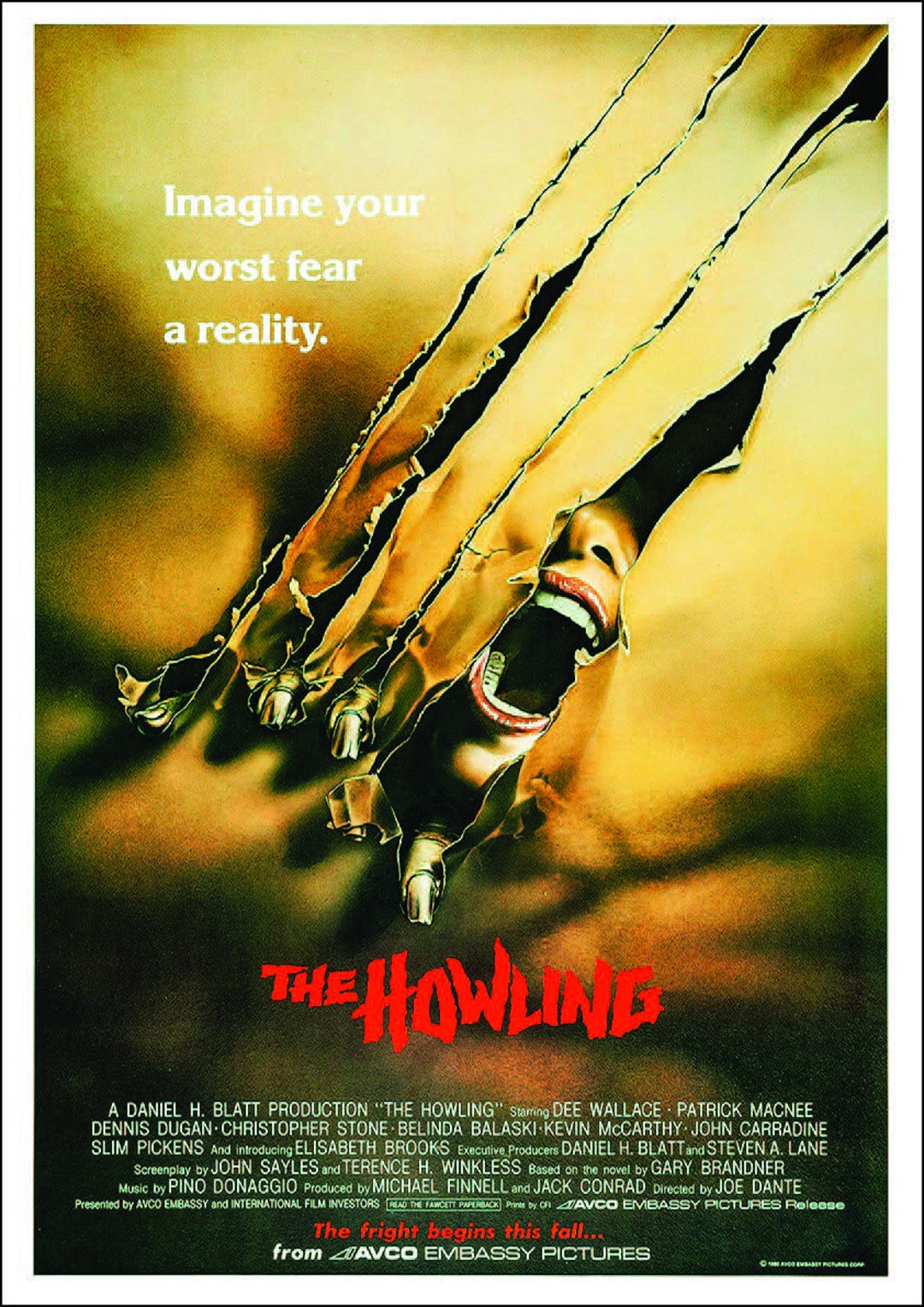 The Howling 1981 Poster Movie Print Film POSTER Unframed - Etsy