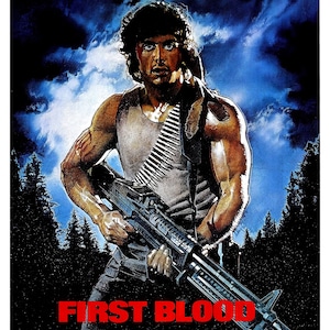 Rambo FIRST BLOOD Movie Poster 1982 Movie Print Film POSTER Unframed - Etsy