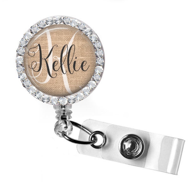 Personalized badge reel name badge ID retractable swivel | Etsy Personalized badge reel name badge ID retractable swivel | Etsy