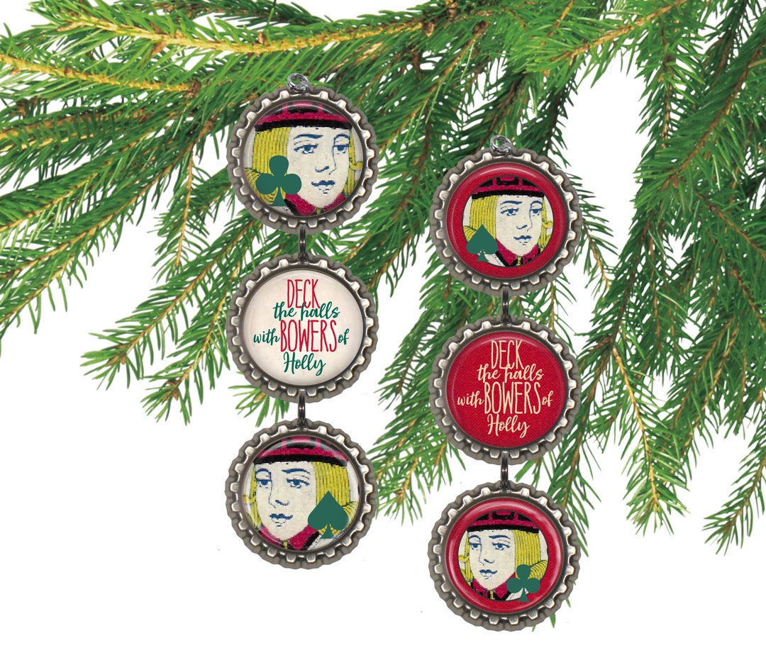 Euchre Ornament, Euchre Party Favors, Card Game Christmas Ornament, Funny Euchre Player Gift ...