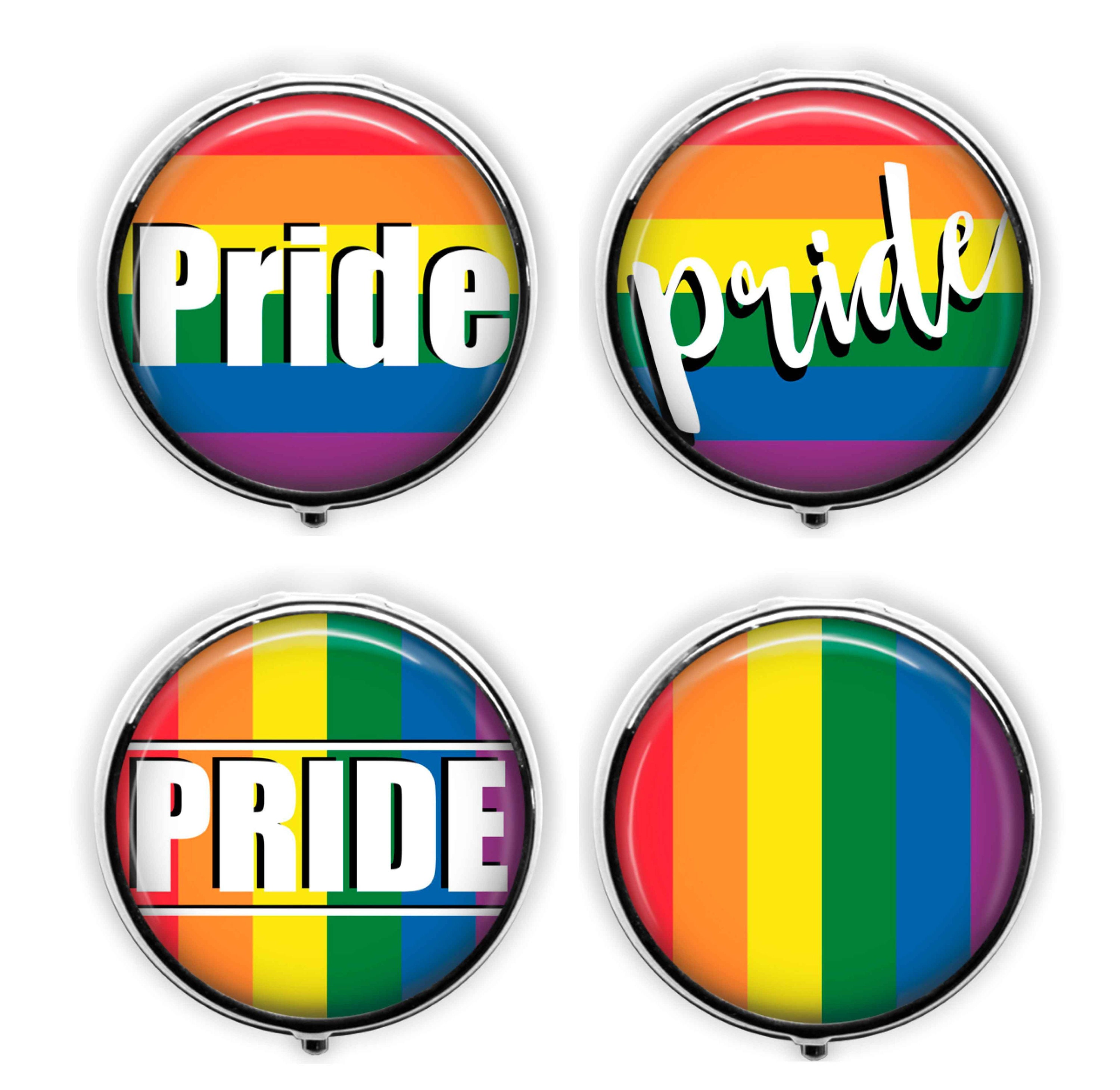 Pride pill box-8 styles-gay pride pill case-lgbtq medicine | Etsy