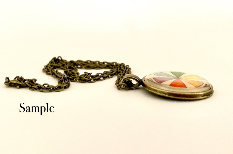 Vintage Color Wheel Pendant Necklace Artist Gift For Art Etsy vintage-color-wheel-pendant-necklace-artist-gift-for-art-etsy