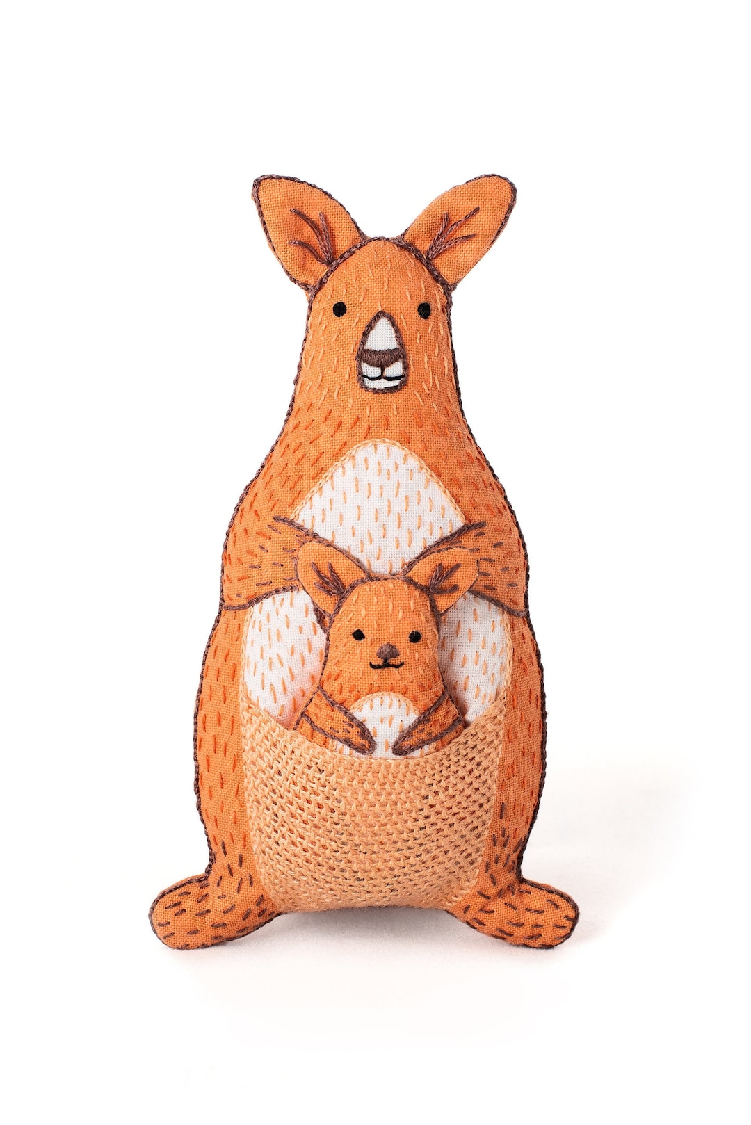 Kangaroo - Embroidery Kit - Etsy