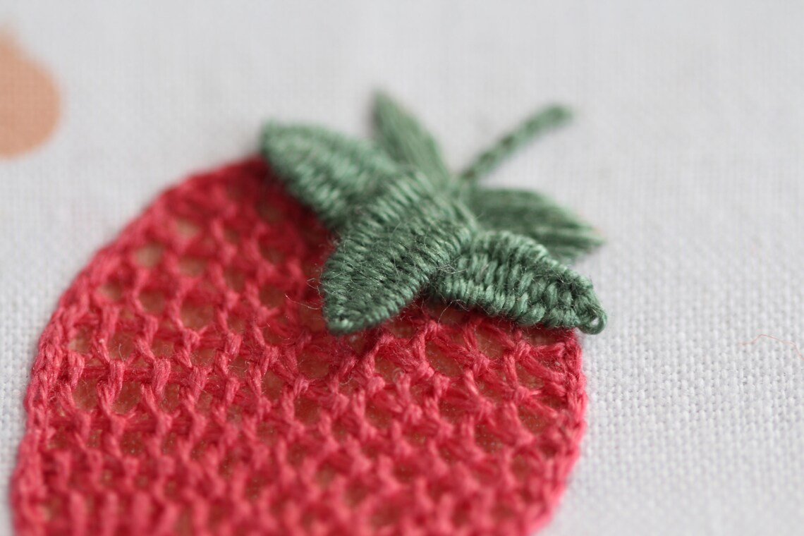 Berries Embroidery Stitch Sampler | Etsy