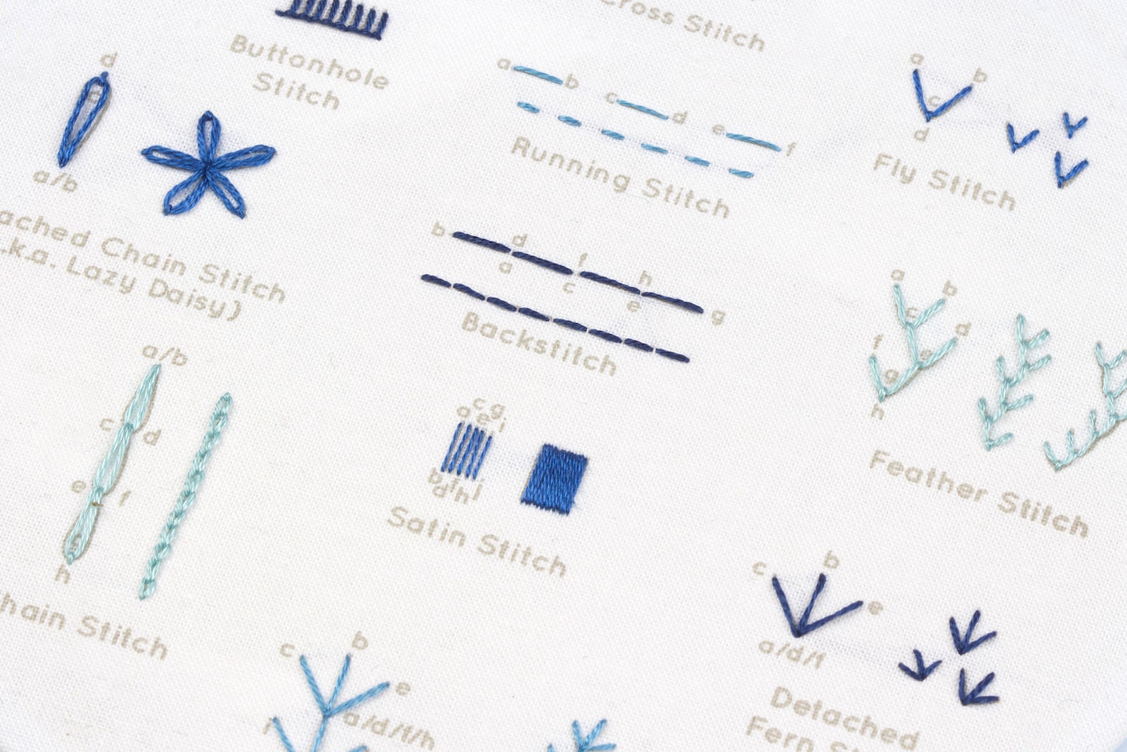 Beginner - Embroidery Stitch Sampler - Etsy