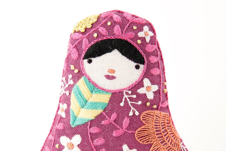 Matryoshka - Embroidery Kit - Etsy