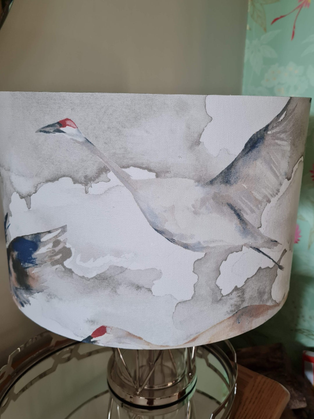 Flying Geese Lampshade Natural Birds Countryside Nautical Seaside ...