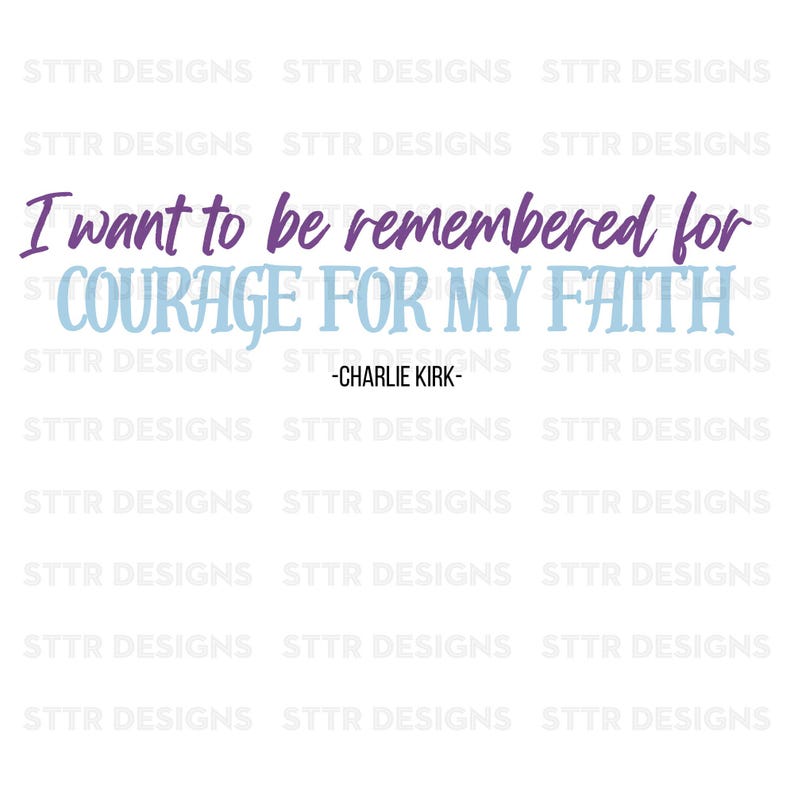 Charlie Kirk Quotes on Faith Digital Art Bundle | Clipart for ...