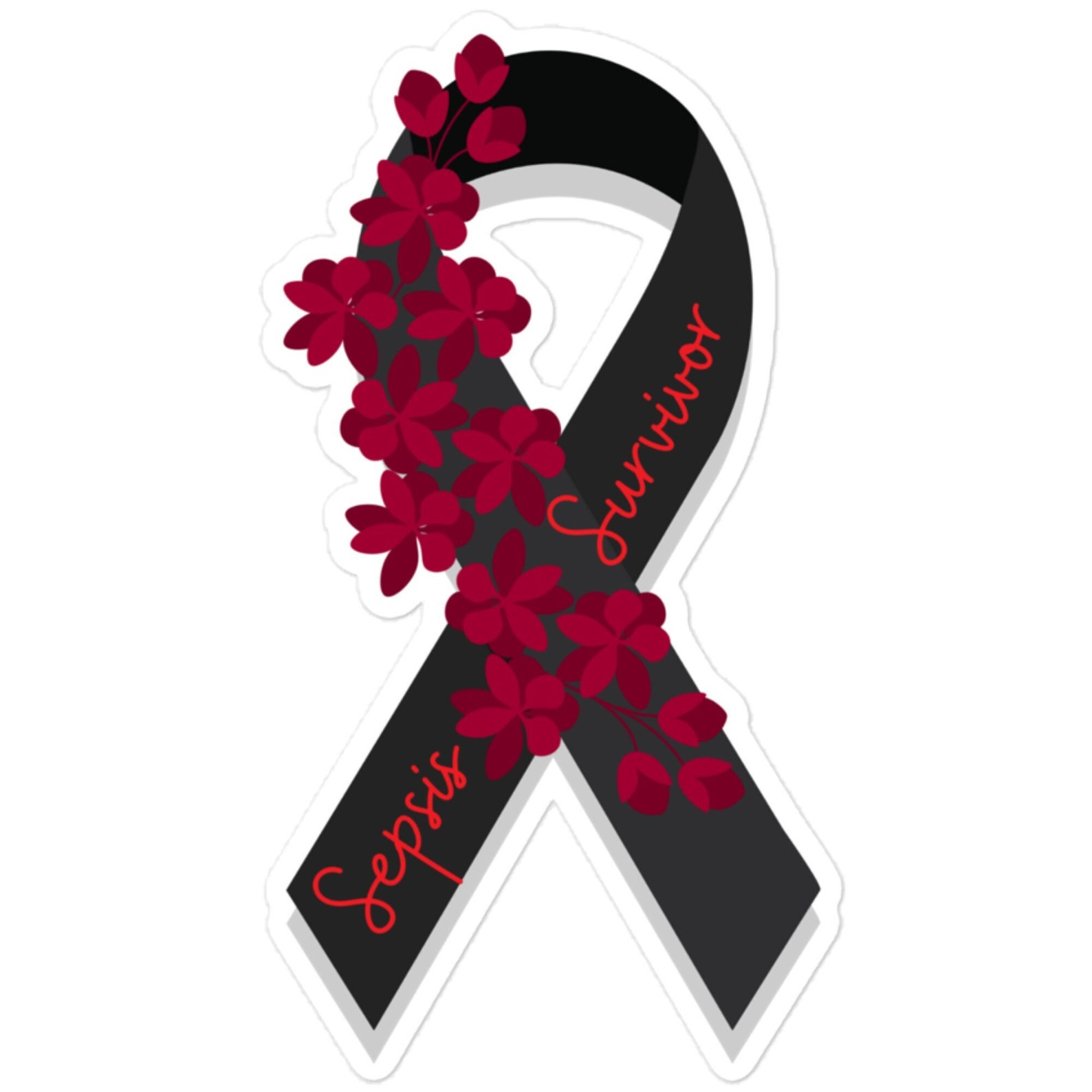 Sepsis Survivor Sticker | Septic Shock | Septicemia Awareness | Blood ...