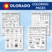 Colorado Coloring Pages – State Symbols, Landmarks, Fun Facts & Map ...