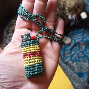 Crochet Lighter Holders in Many Colors, Festival Accessories - Etsy