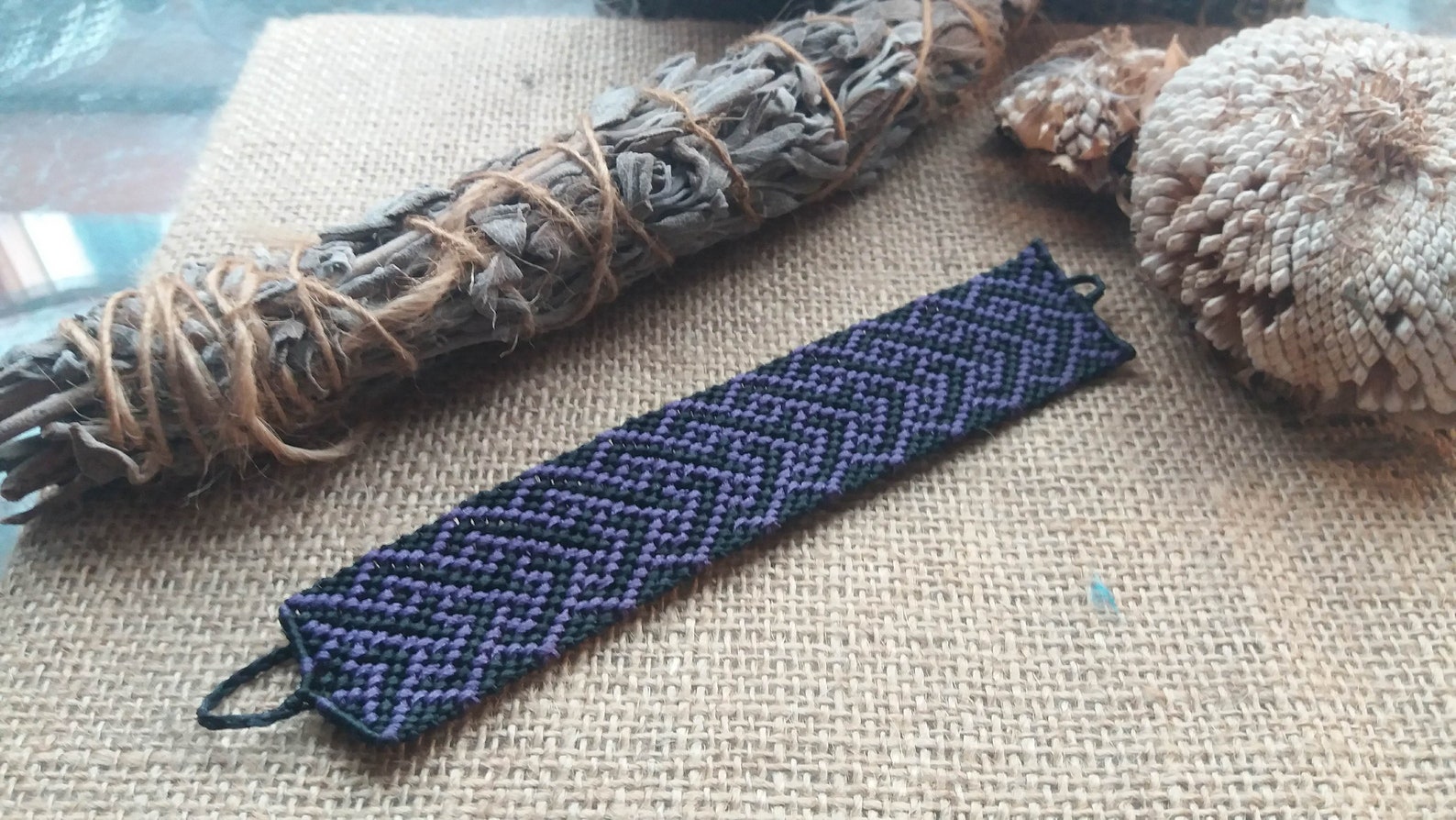 Celtic Knot Macrame Cuff Bracelet Men Wide Unisex Macrame - Etsy