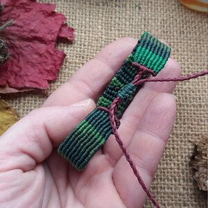 Macrame Bracelet in Green Tones, Military Pattern Macrame Bracelet - Etsy