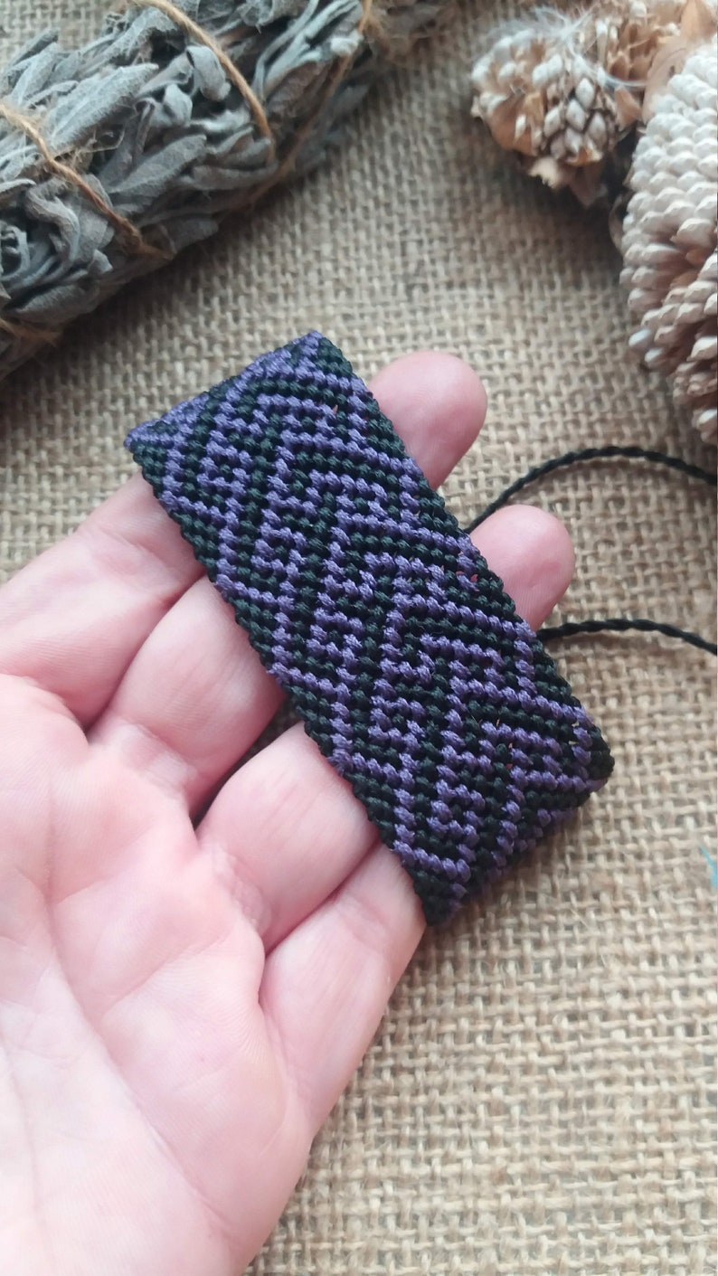 Celtic Knot Macrame Cuff Bracelet Men Wide Unisex Macrame - Etsy