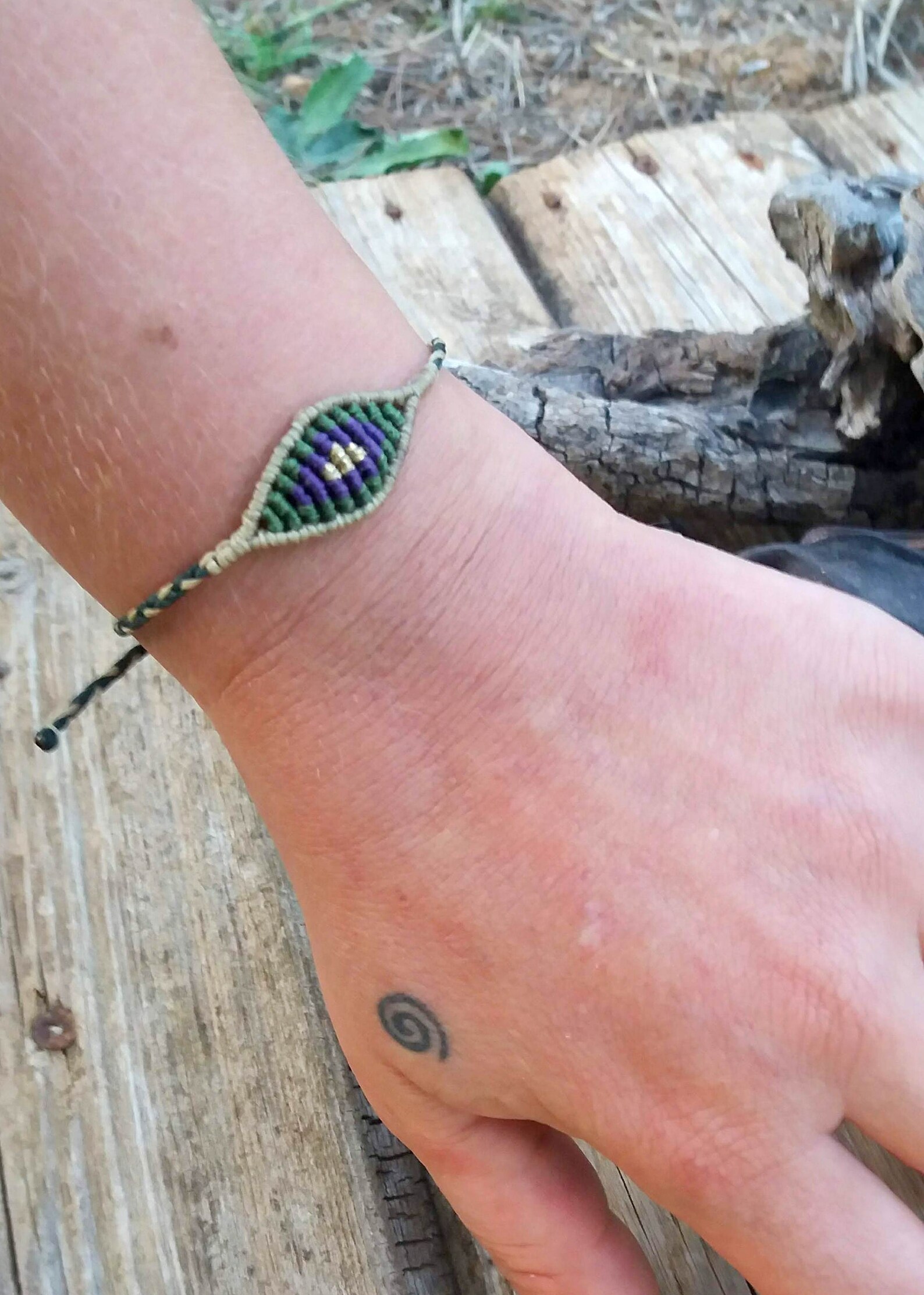 Evil Eye Macrame Bracelet - Etsy
