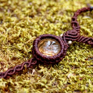 Dark Brown Macrame Slave Bracelet - Etsy