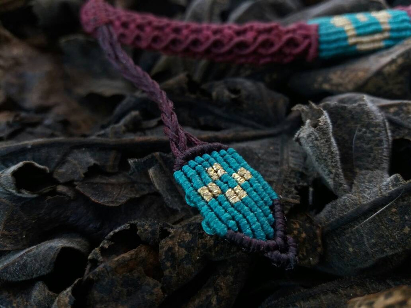 Tubular Macrame Choker Necklace - Etsy
