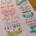 Psalms Color Your Own Bookmarks Set 1 Bible Journaling Scripture ...