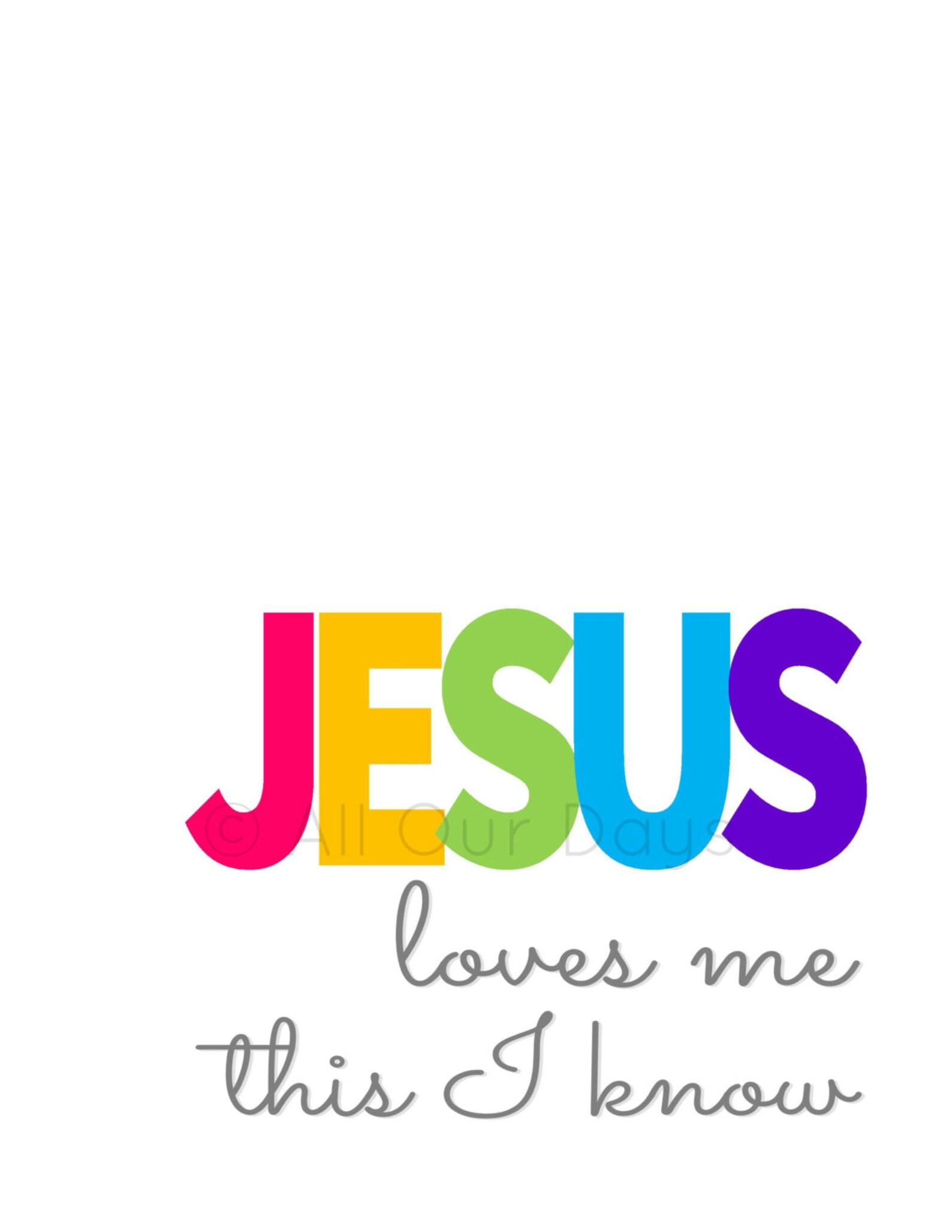 Sunday School Songs, Nursery Print, Kids Bible Songs, Christian Wall ...