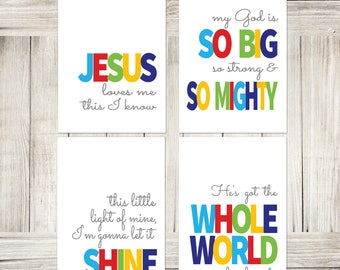 Sunday School Wall Art - Etsy