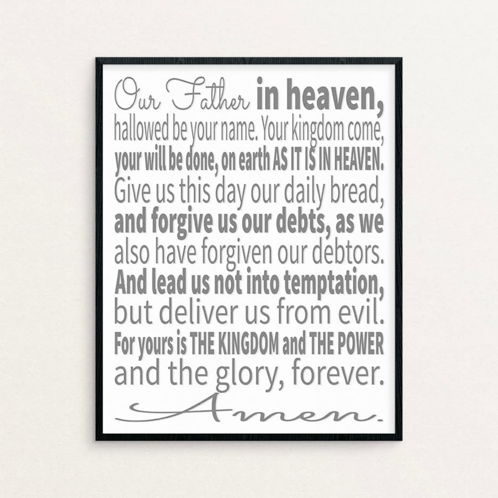 The Lord's Prayer, the Lords Prayer, Lords Prayer Art, Lords Prayer ...
