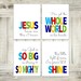Sunday School Wall Art, Kids Room Decor, Sunday School Songs, Nursery ...