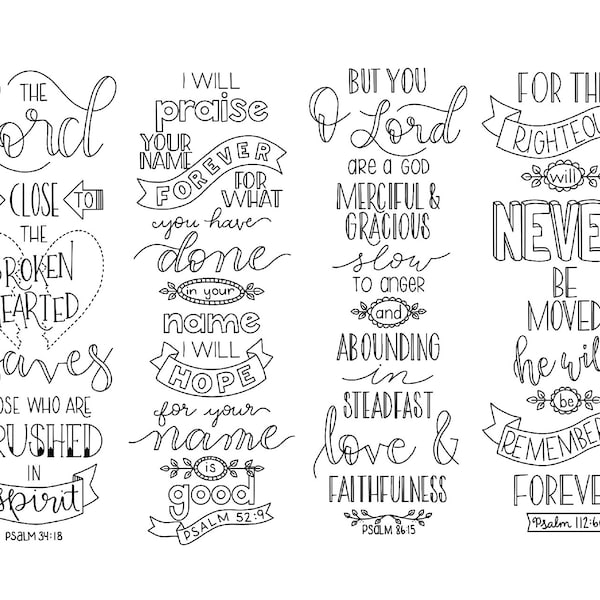 Christian Coloring Bookmarks - Etsy