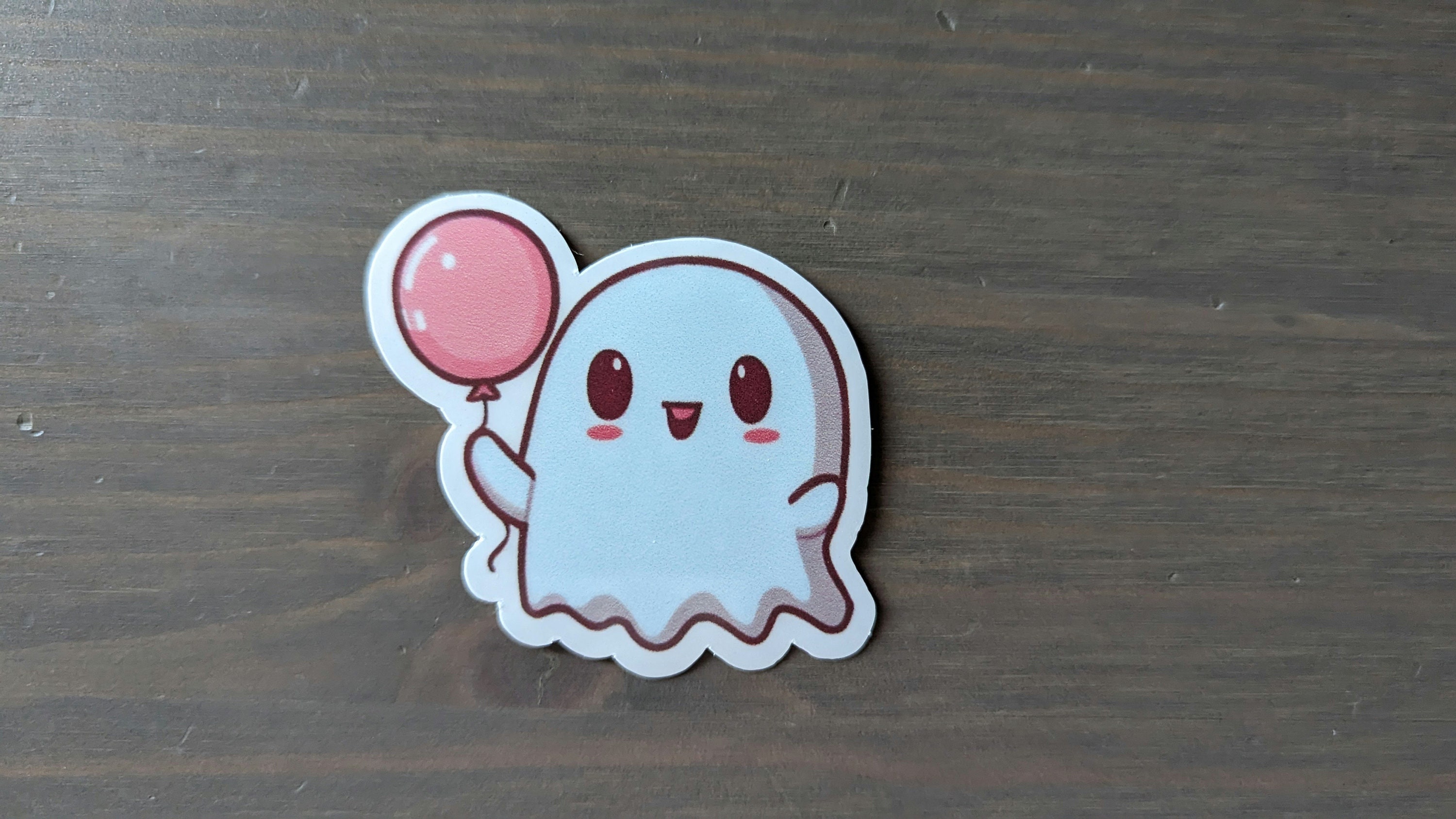 Ghost Vinyl Sticker With Glossy Finish. Listing is for 1 (either Black ...