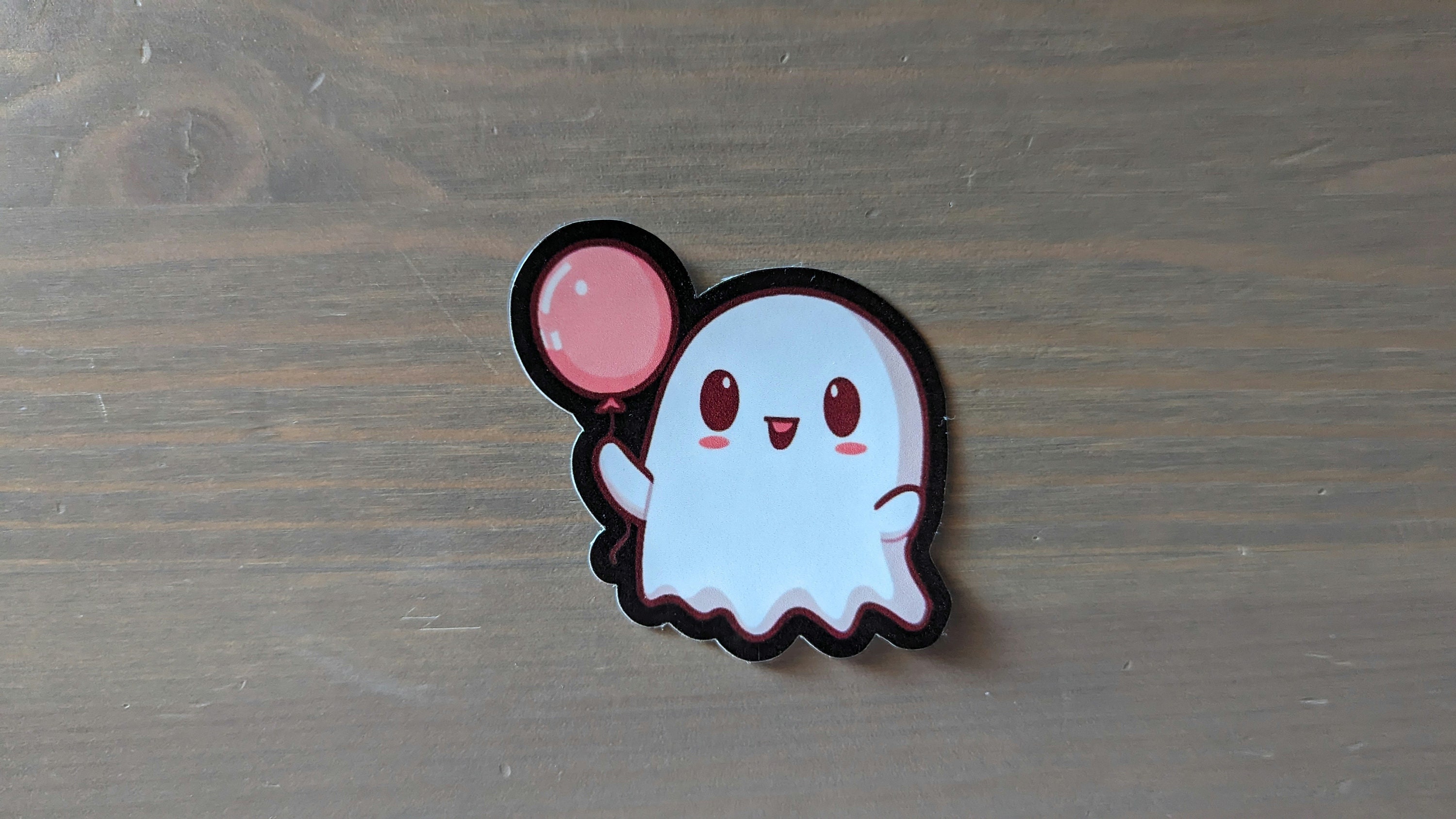 Ghost Vinyl Sticker With Glossy Finish. Listing is for 1 (either Black ...