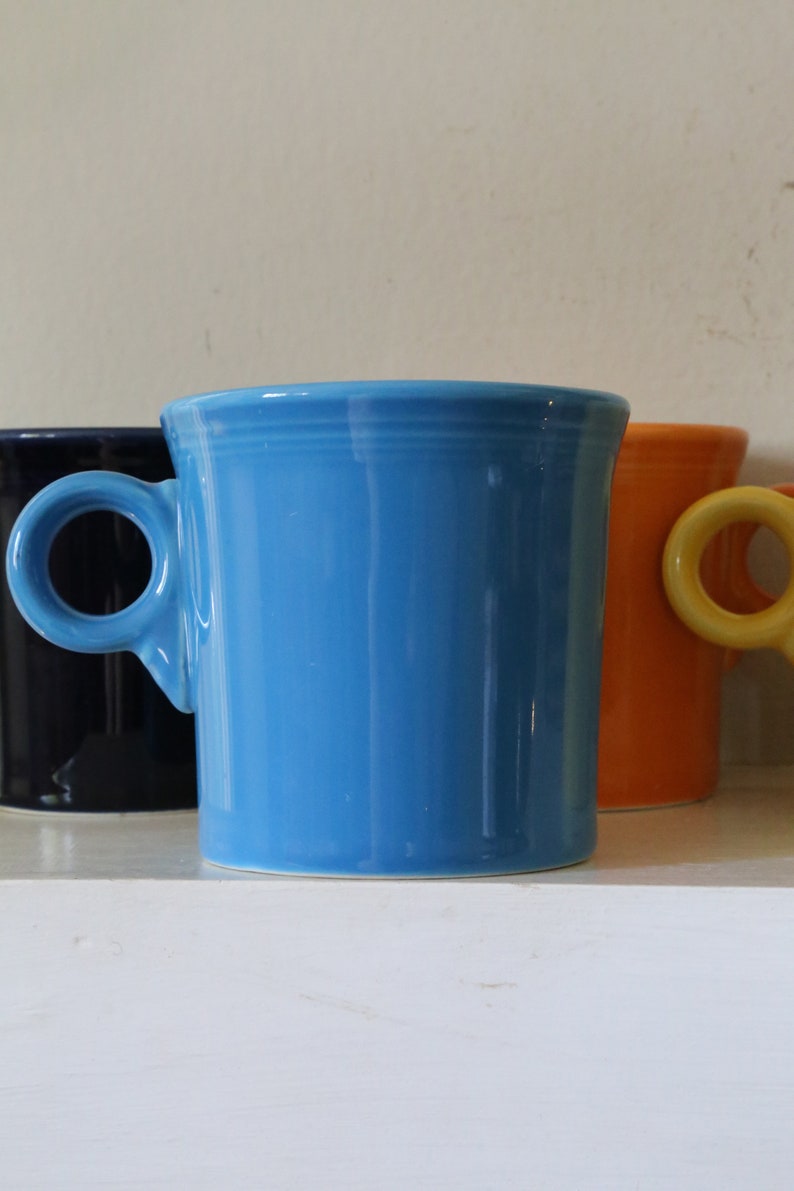 Vintage Fiesta Ring Handle Mug Ceramic Mug Fiestaware | Etsy