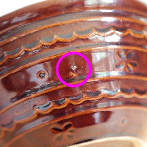 Vintage Marcrest Mixing Bowl, Large Kitchen Bowl, 1950s, Colorado Brown ...