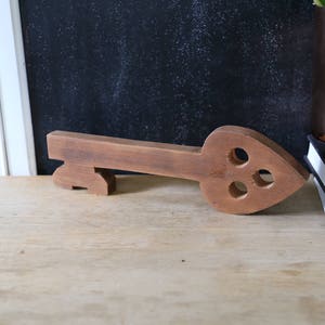 Vintage Wooden Key Keyholder, Chunky Wood, Organizer, Vintage Wall ...