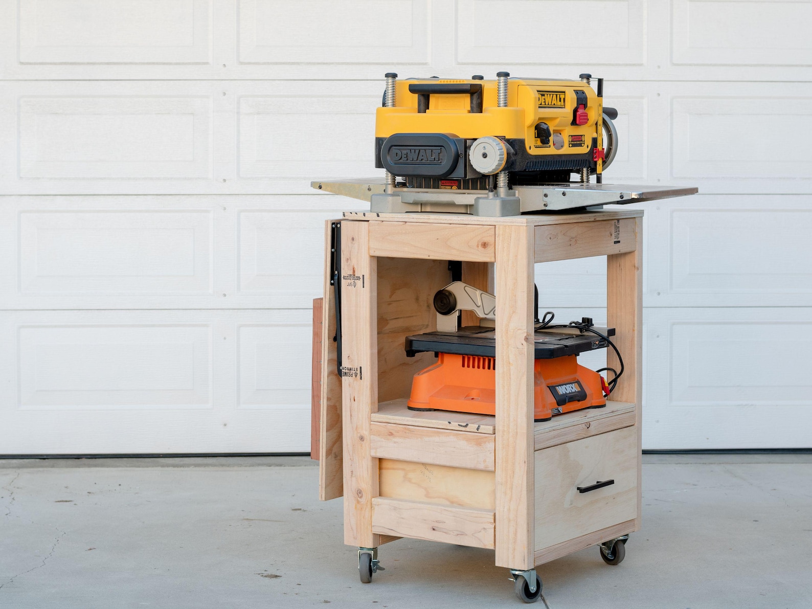DIY Planer Stand With Folding Outfeed Table and Rollers - DIGITAL PDF ...