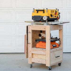 DIY Planer Stand With Folding Outfeed Table and Rollers - DIGITAL PDF ...