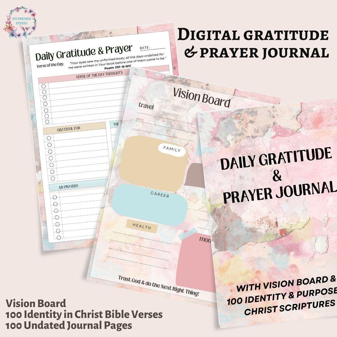 Christianity Junk Journal Style Digital Prayerful Journal Goodnotes ...