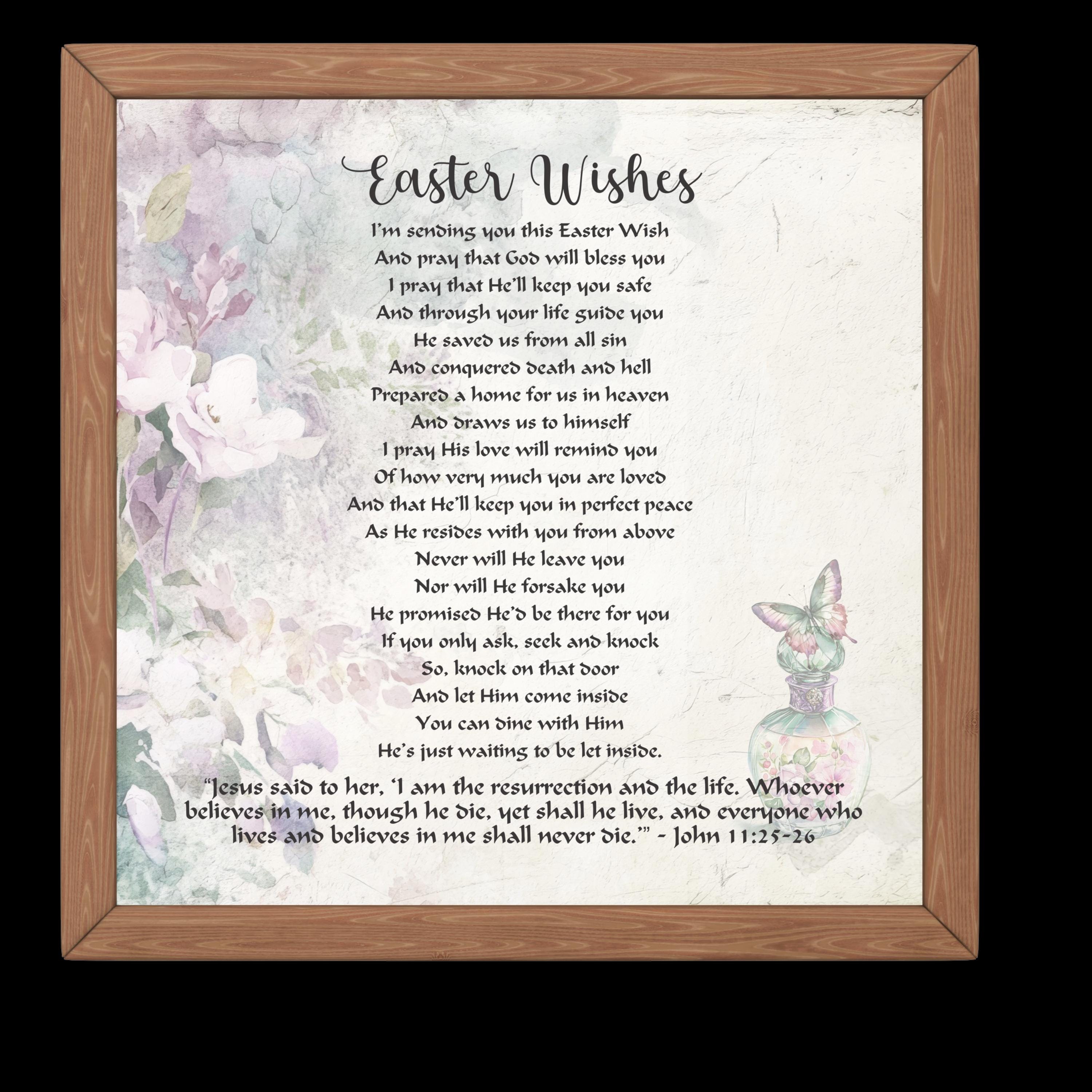 Easter Wishes Printable Easter Poems Artful Christian Printables ...